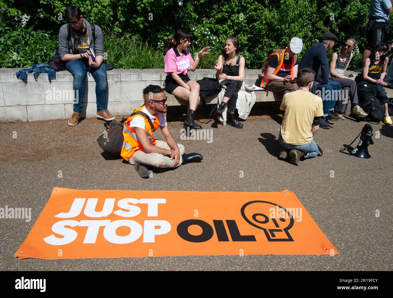 FILE PICS. 12th May 2023. London, UK. 13 Just Stop Oil activists were ...