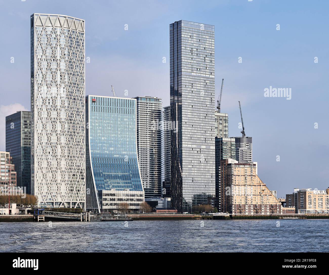 Newfoundland Quay and Landmark Pinnacle skyscraper buildings at the ...