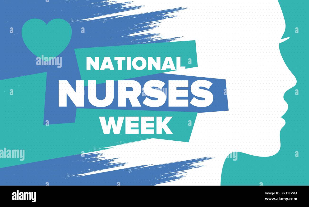 National Nurses Week. Thank you nurses. Medical and health care ...
