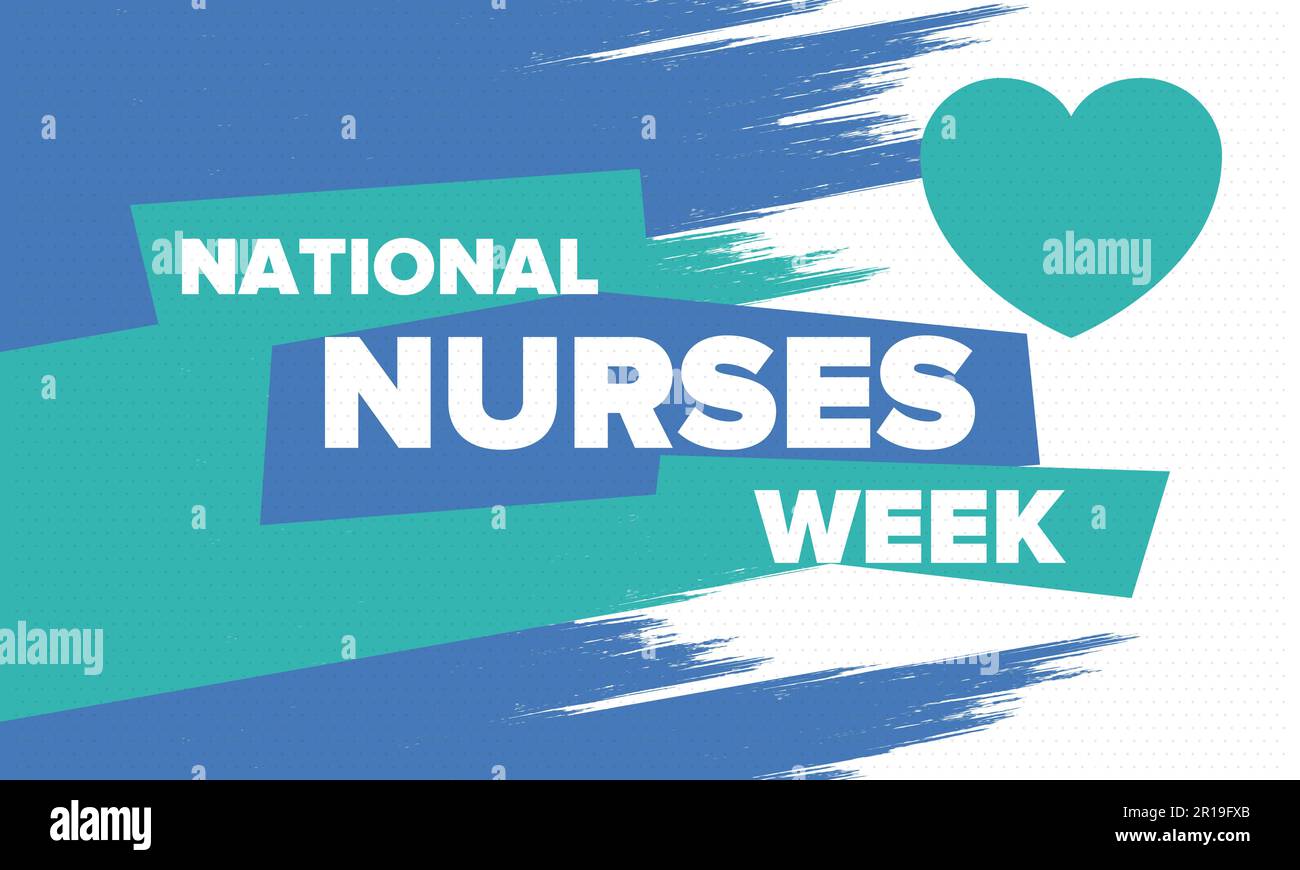National Nurses Week. Thank you nurses. Medical and health care ...