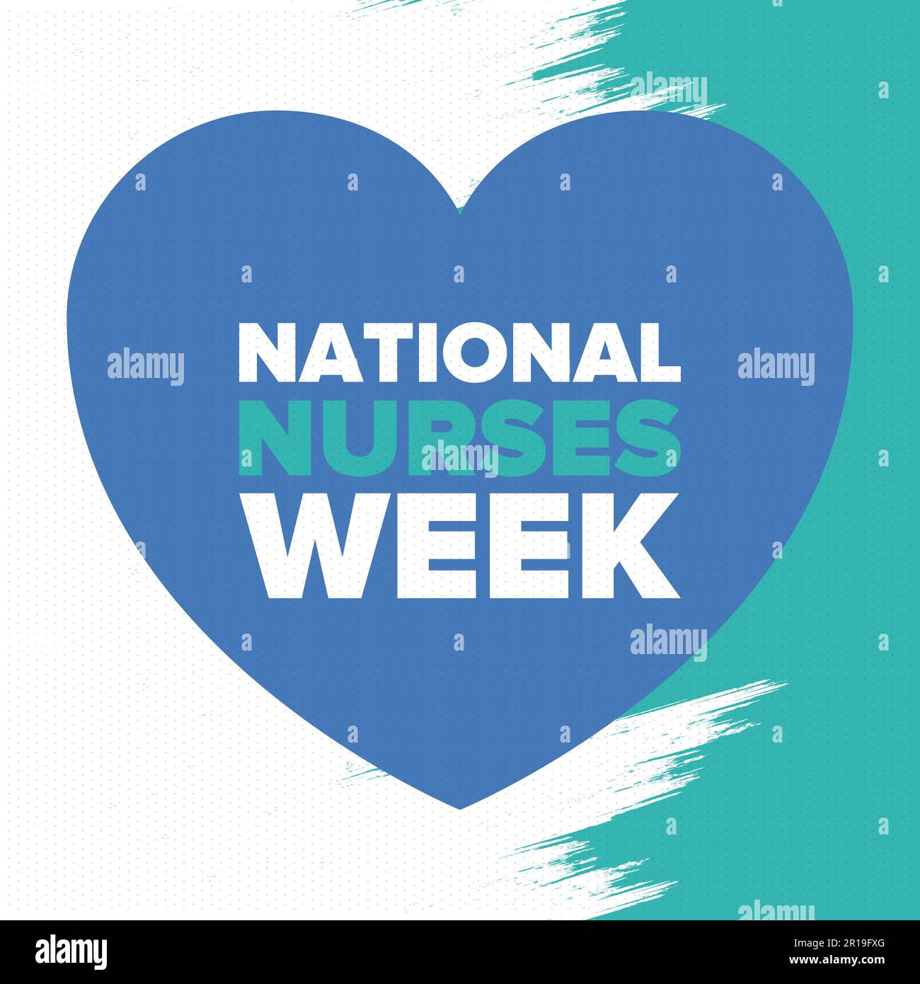 National Nurses Week. Thank you nurses. Medical and health care ...