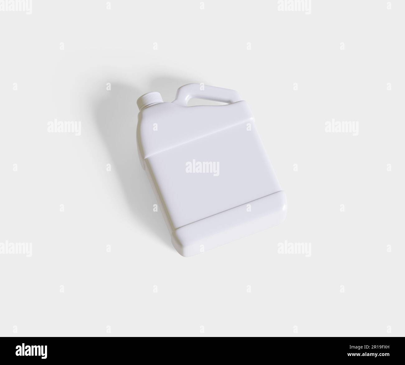 Container jerrycan plastic white color and realistic texture Stock ...