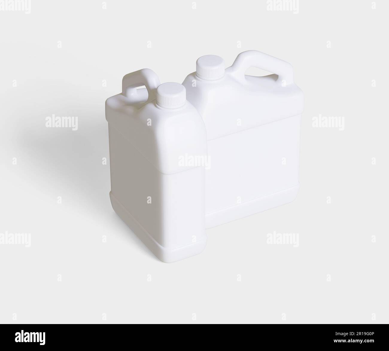 Container jerrycan plastic white color and realistic texture Stock ...