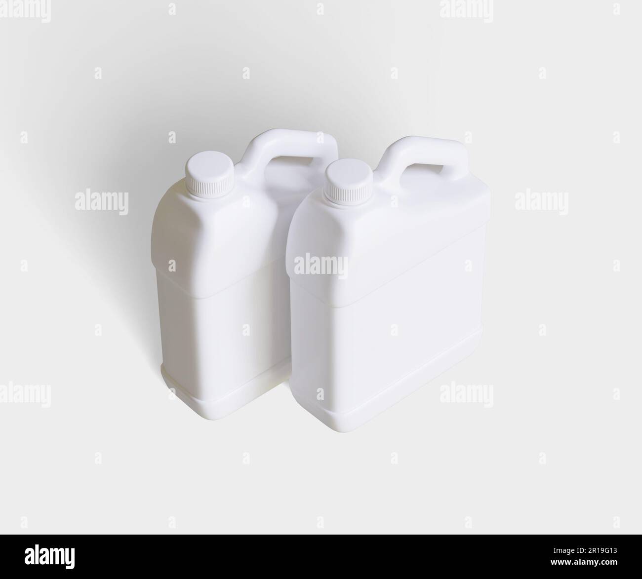 Container jerrycan plastic white color and realistic texture Stock ...