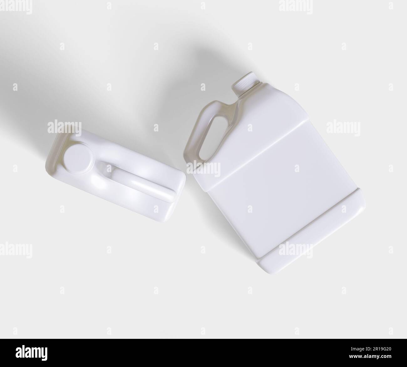 Container jerrycan plastic white color and realistic texture Stock ...