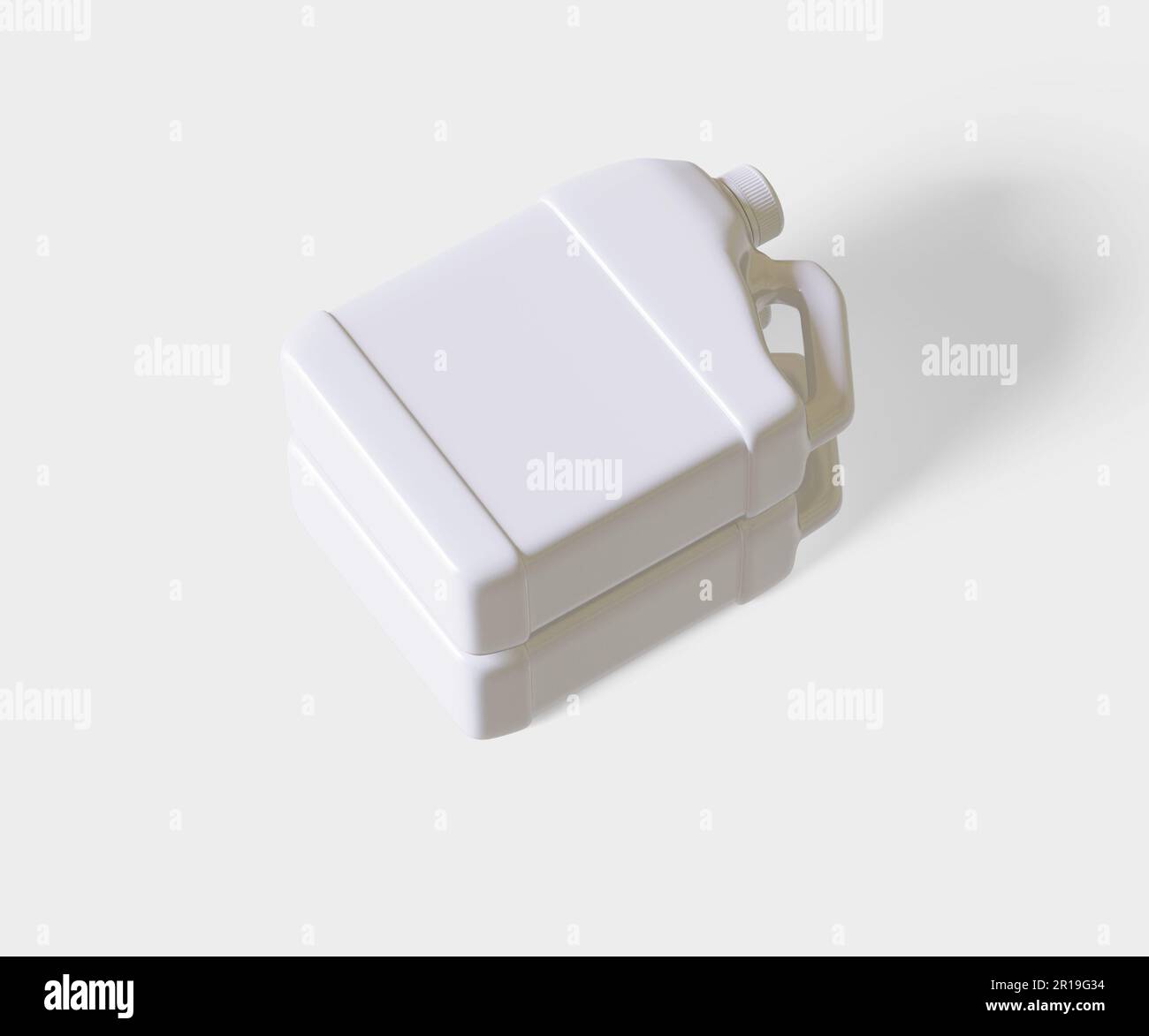 Container jerrycan plastic white color and realistic texture Stock ...