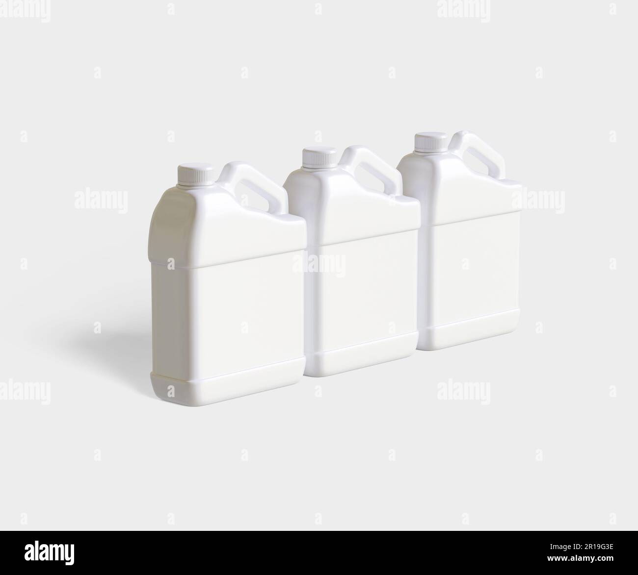 Container jerrycan plastic white color and realistic texture Stock ...