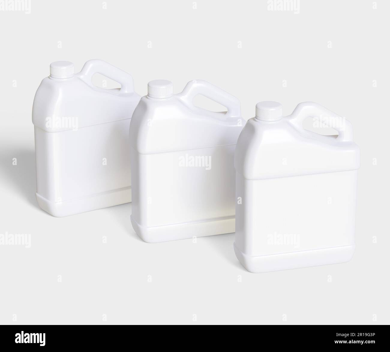 Container jerrycan plastic white color and realistic texture Stock ...