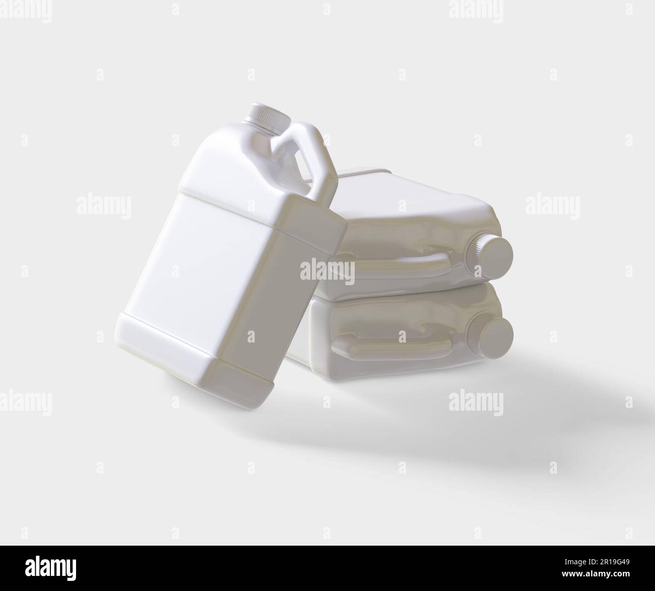 Container jerrycan plastic white color and realistic texture Stock ...