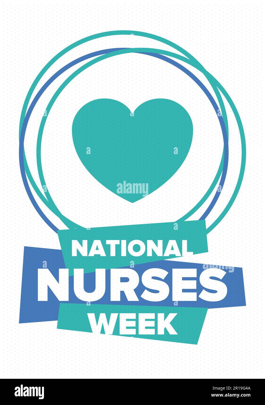 National Nurses Week. Thank you nurses. Medical and health care ...