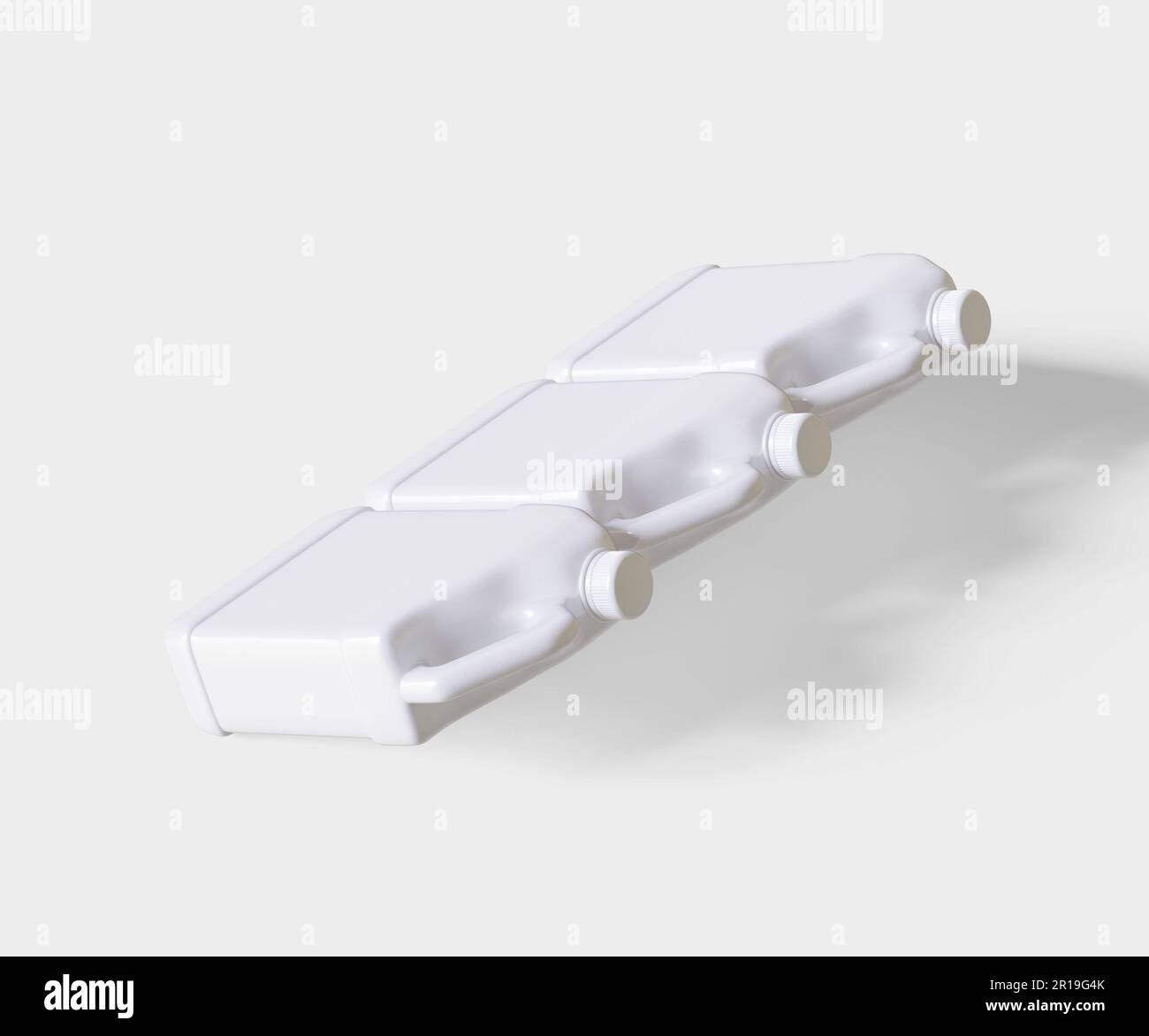 Container jerrycan plastic white color and realistic texture Stock ...