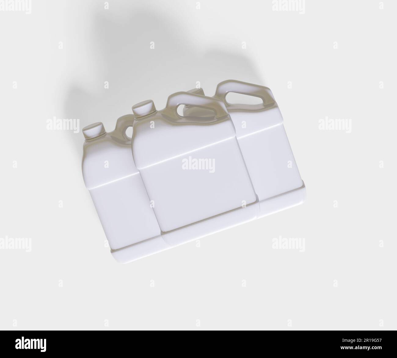 Container jerrycan plastic white color and realistic texture Stock ...