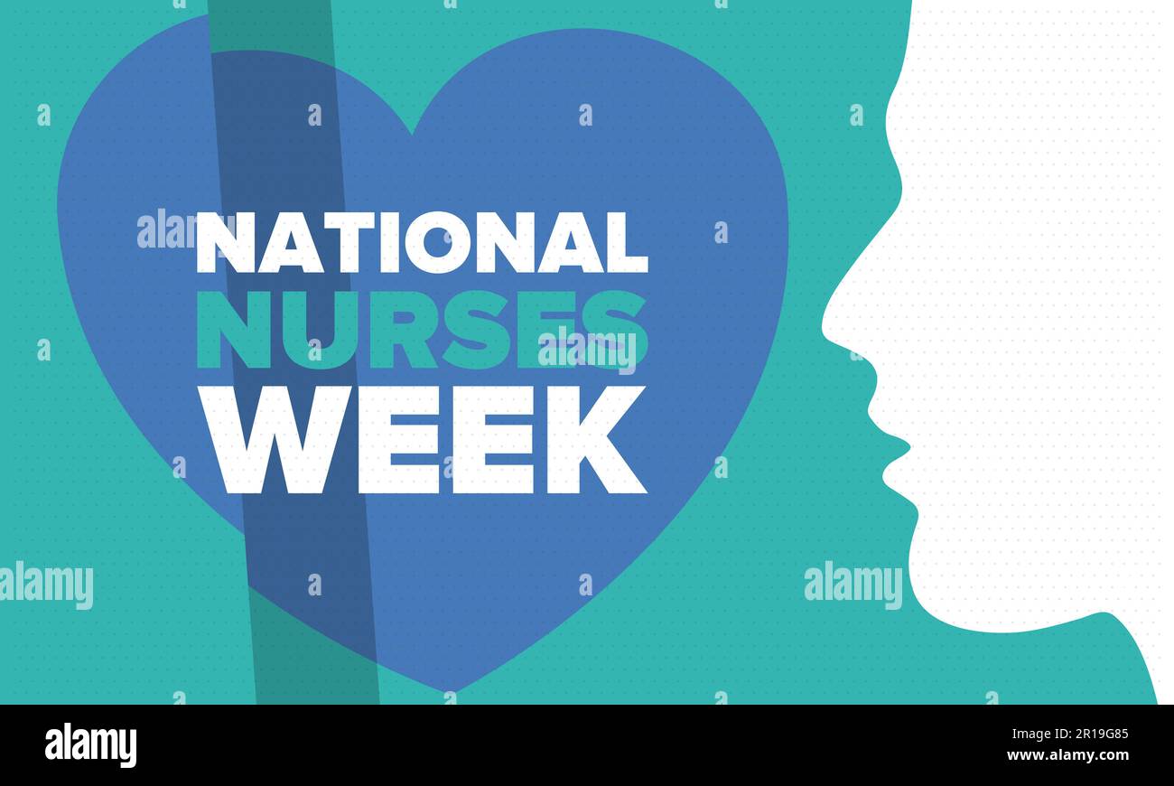 National Nurses Week. Thank you nurses. Medical and health care ...