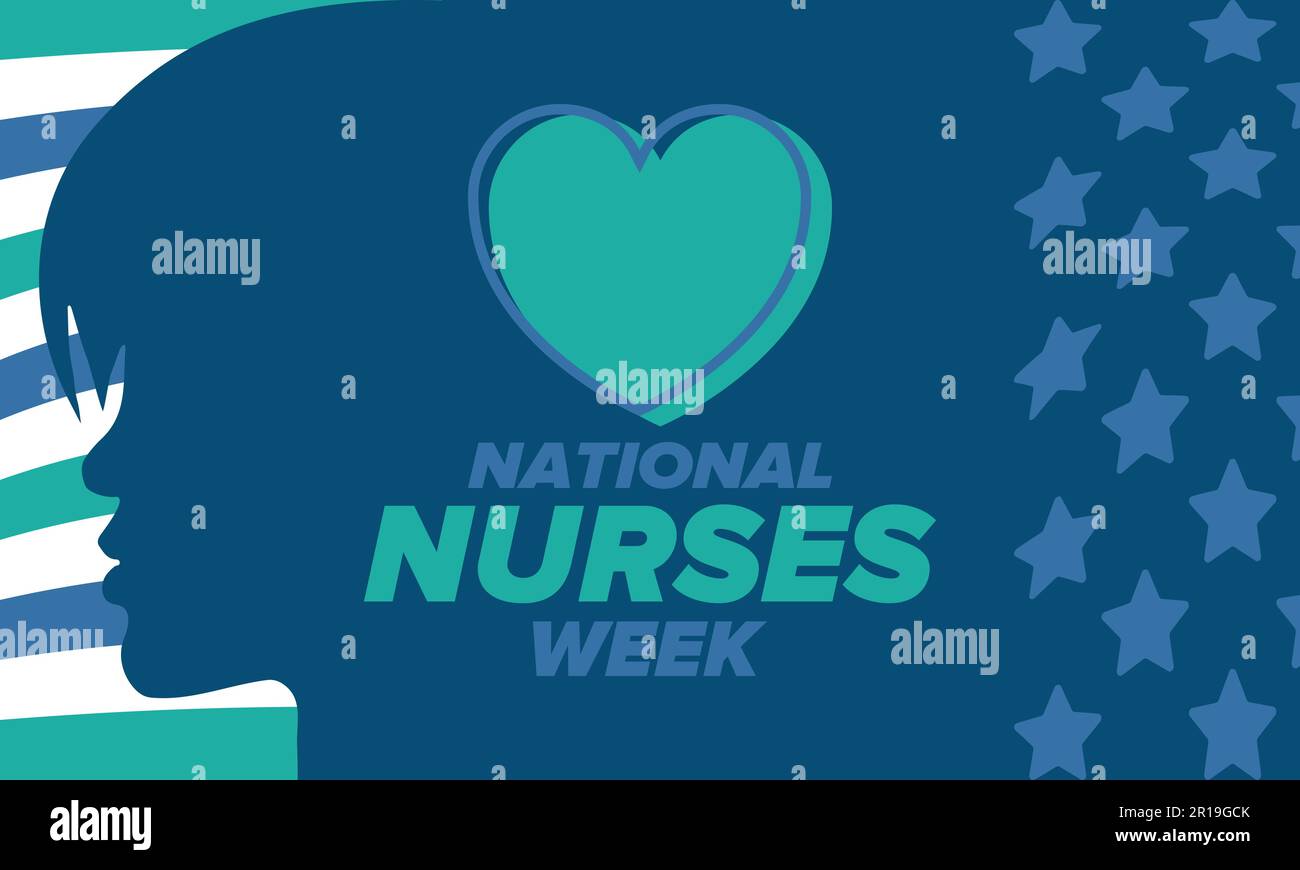 National Nurses Week. Thank you nurses. Medical and health care ...
