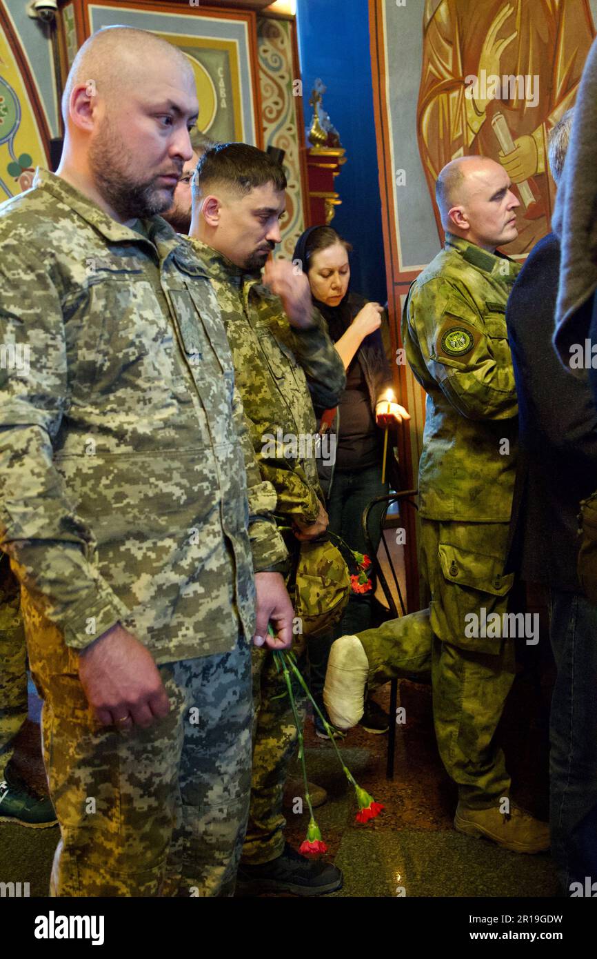 KYIV, UKRAINE - MAY 12, 2023 - A memorial service for Ukrainian Armed ...