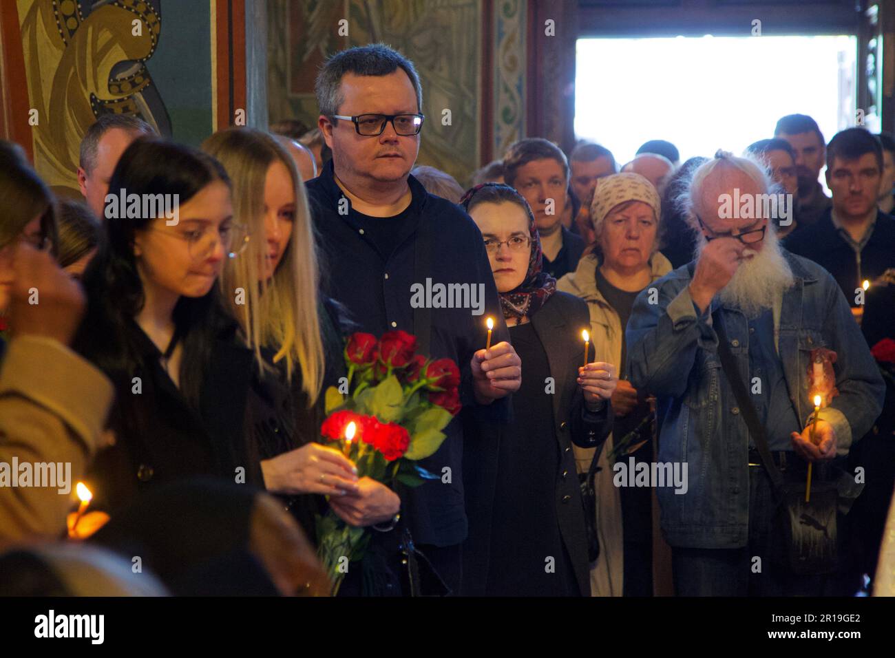 KYIV, UKRAINE - MAY 12, 2023 - A memorial service for Ukrainian Armed ...
