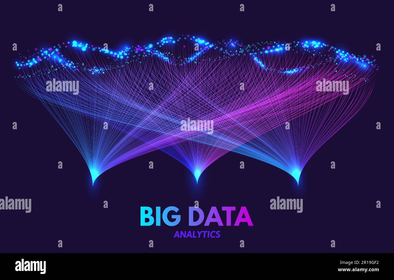 Big Data Sort. Complex Database Information Sorting Visualization 