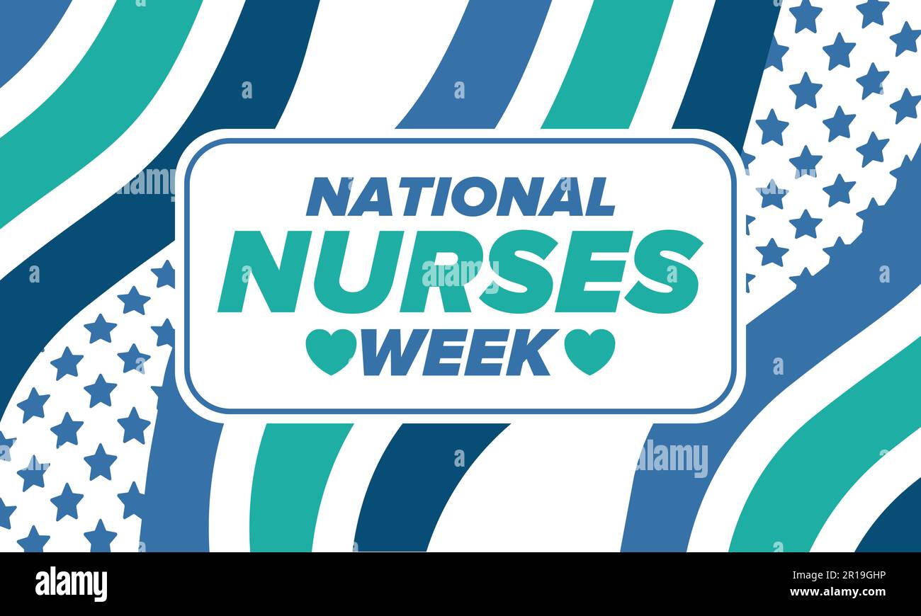 National Nurses Week. Thank you nurses. Medical and health care ...