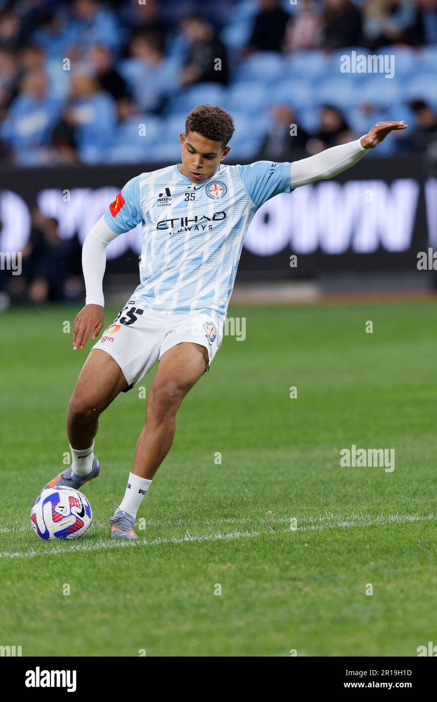 Sydney, Australia. 12th May, 2023. Raphael Rodrigues of Melbourne City ...