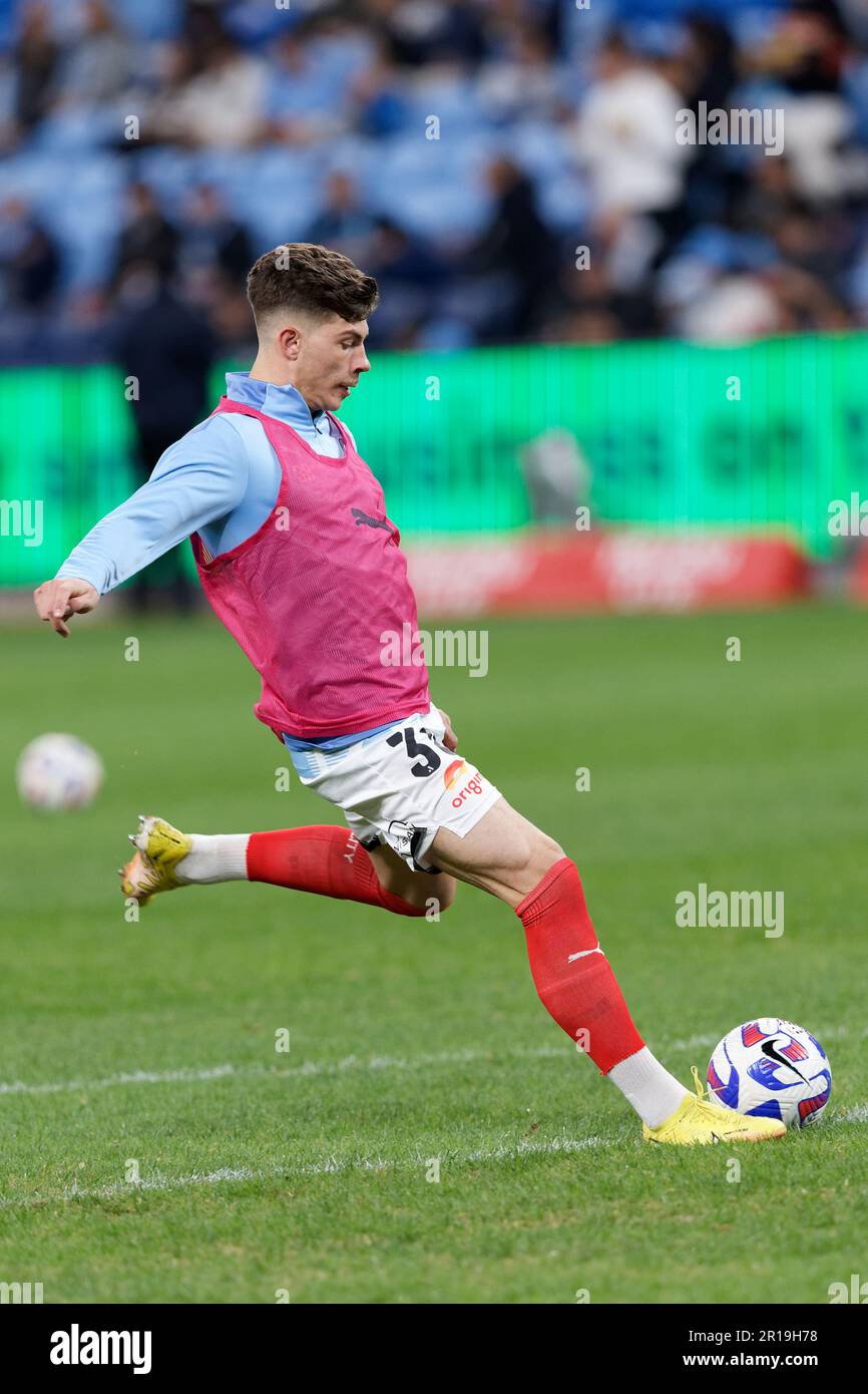 Sydney, Australia. 12th May, 2023. Jordon Bos of Melbourne City warms ...