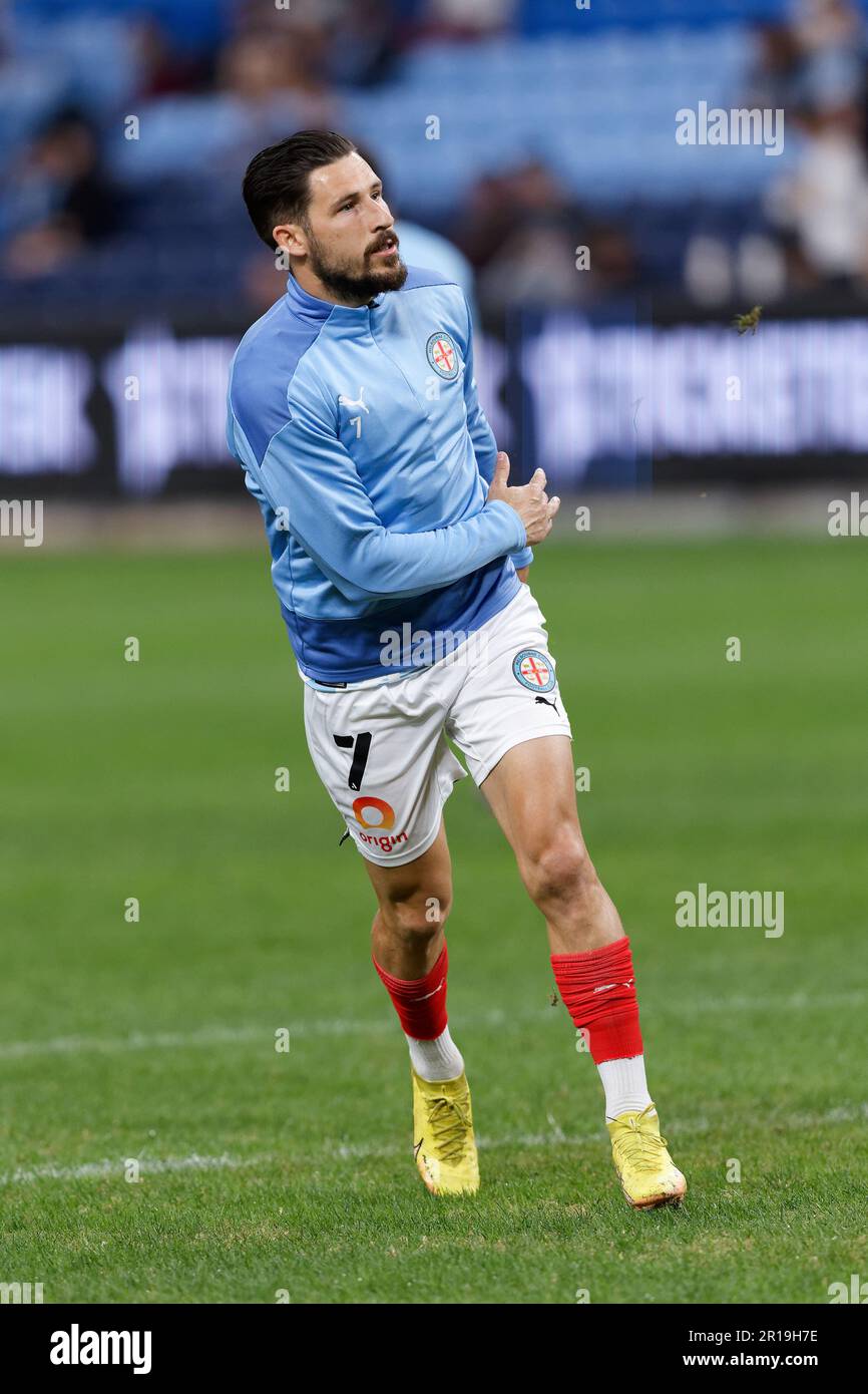 Sydney, Australia. 12th May, 2023. Mathew Lechie of Melbourne City ...