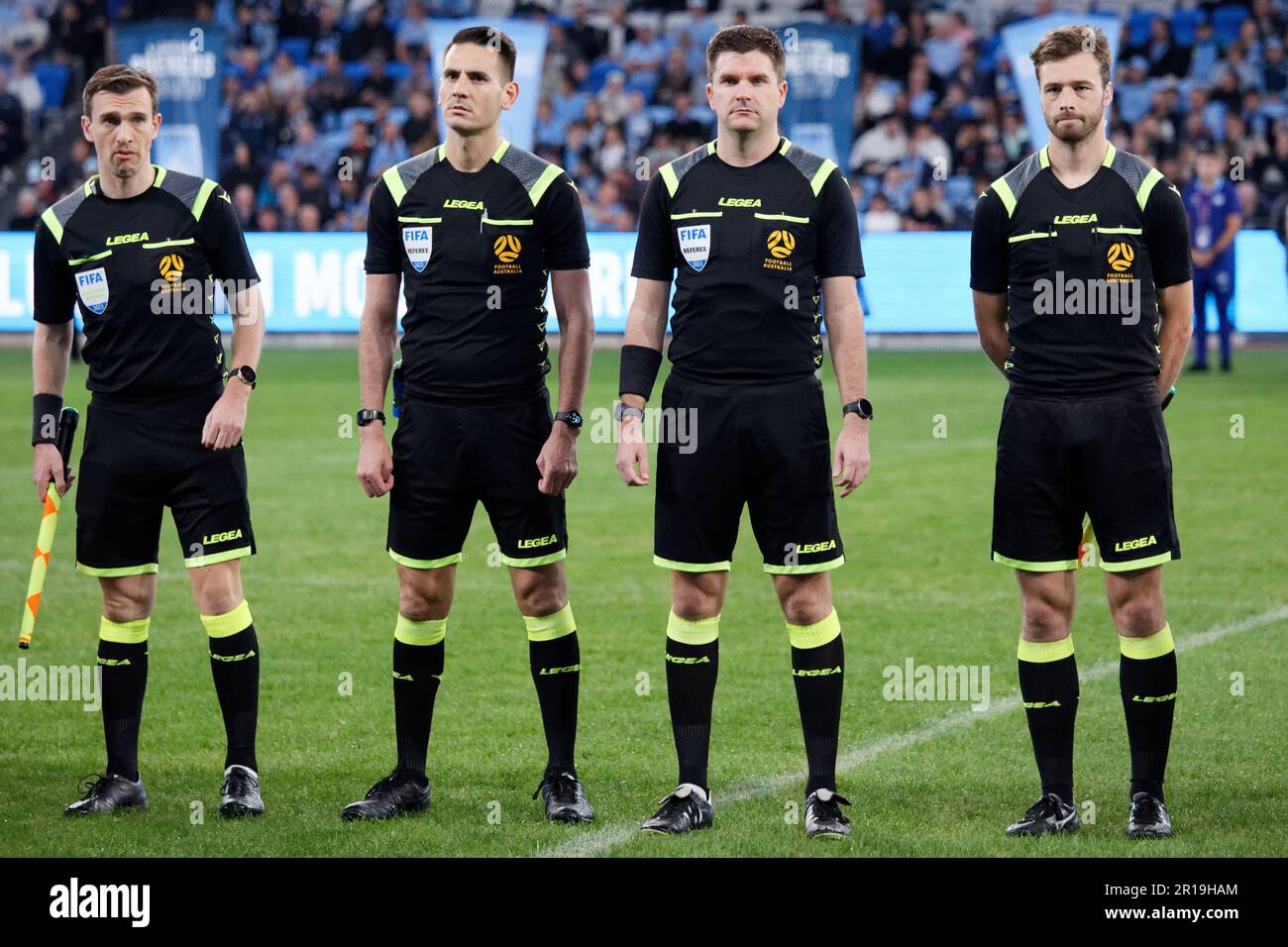 Sydney, Australia. 12th May, 2023. Referees, Isaac Trevis, Jonathan ...
