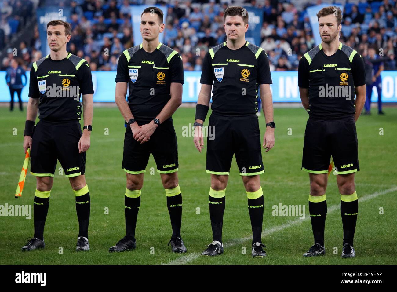 Sydney, Australia. 12th May, 2023. Referees, Isaac Trevis, Jonathan ...