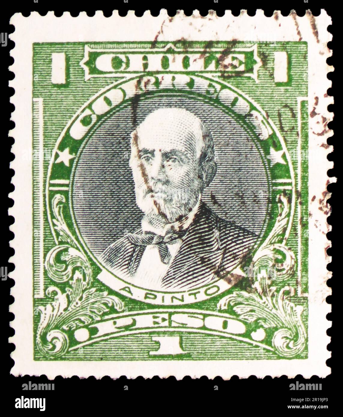 MOSCOW, RUSSIA - APRIL 08, 2023: Postage stamp printed in Chile shows ...