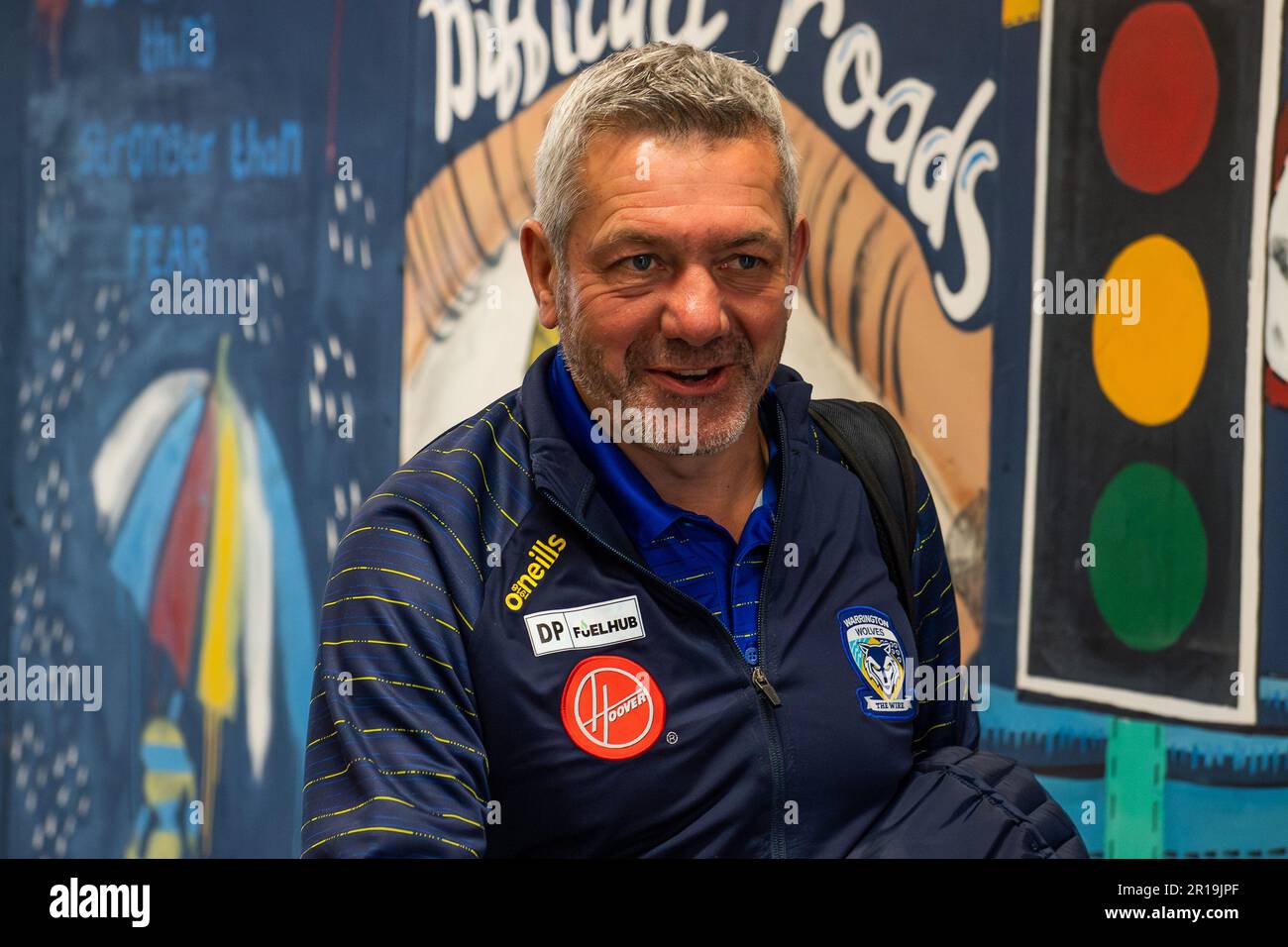 Daryl Powell Head Coach of Warrington Wolves arrives ahead of the ...