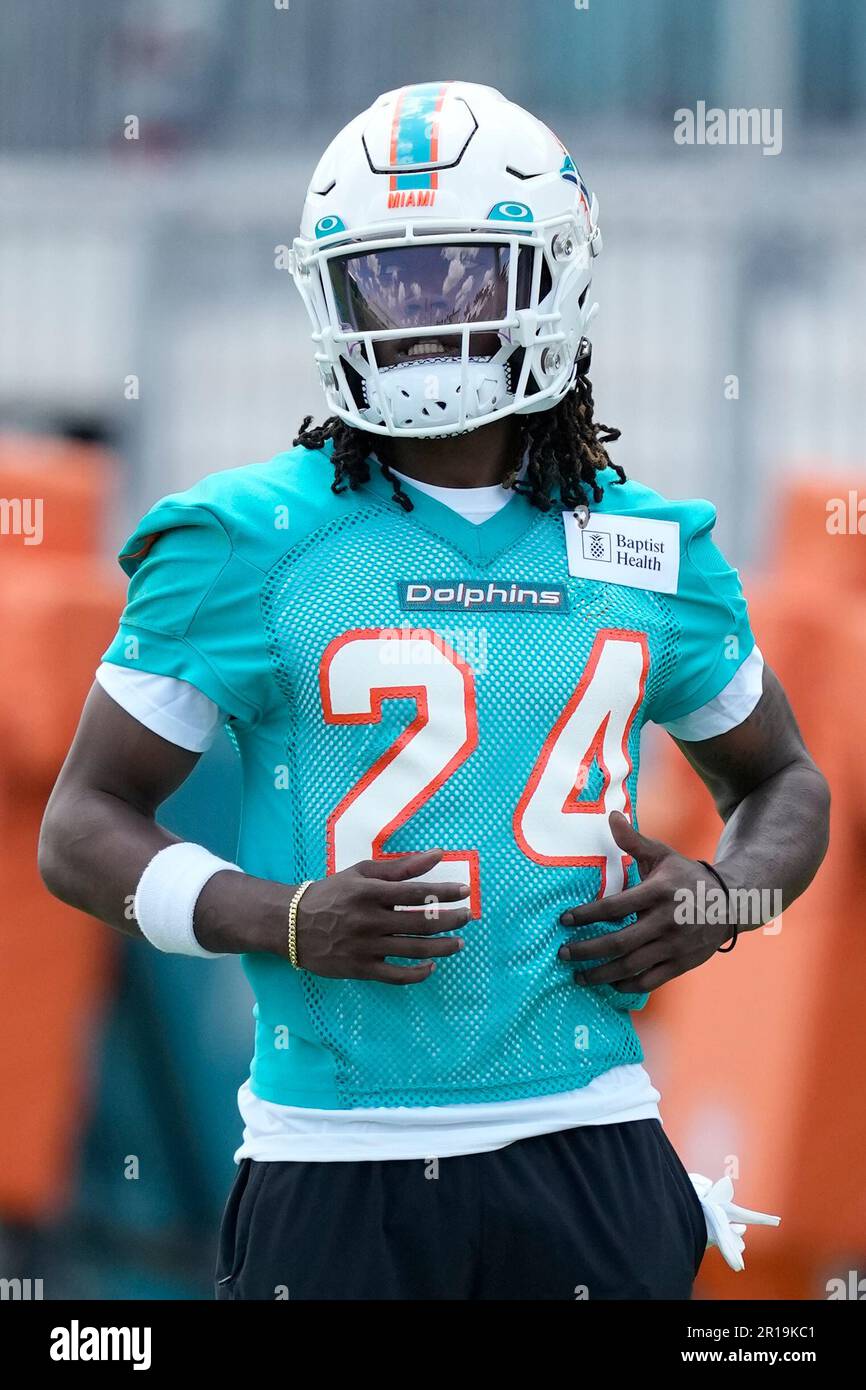 Miami Dolphins cornerback Cam Smith participates in the NFL football ...