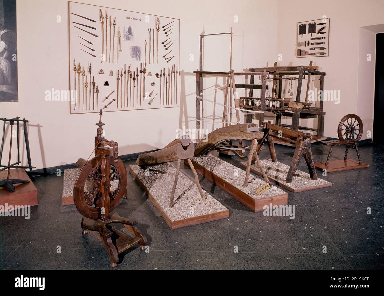 HUSOS RUECAS Y TELARES - ANTIGUA INSTALACION SITUADA EN EL PALACIO DEL ...