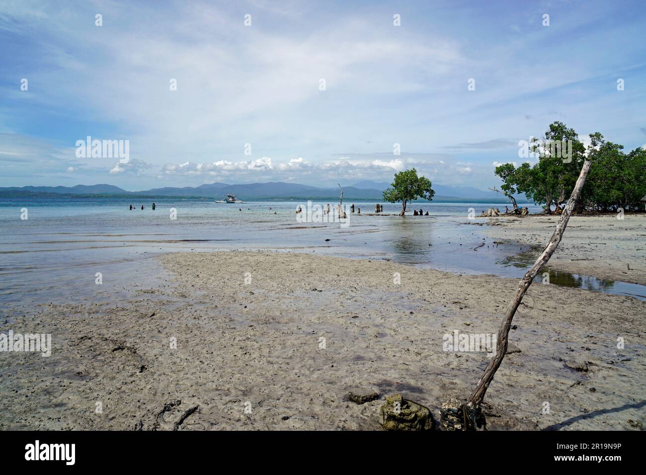 pristine beach in puerto princesa on palawan at the philippines Stock ...