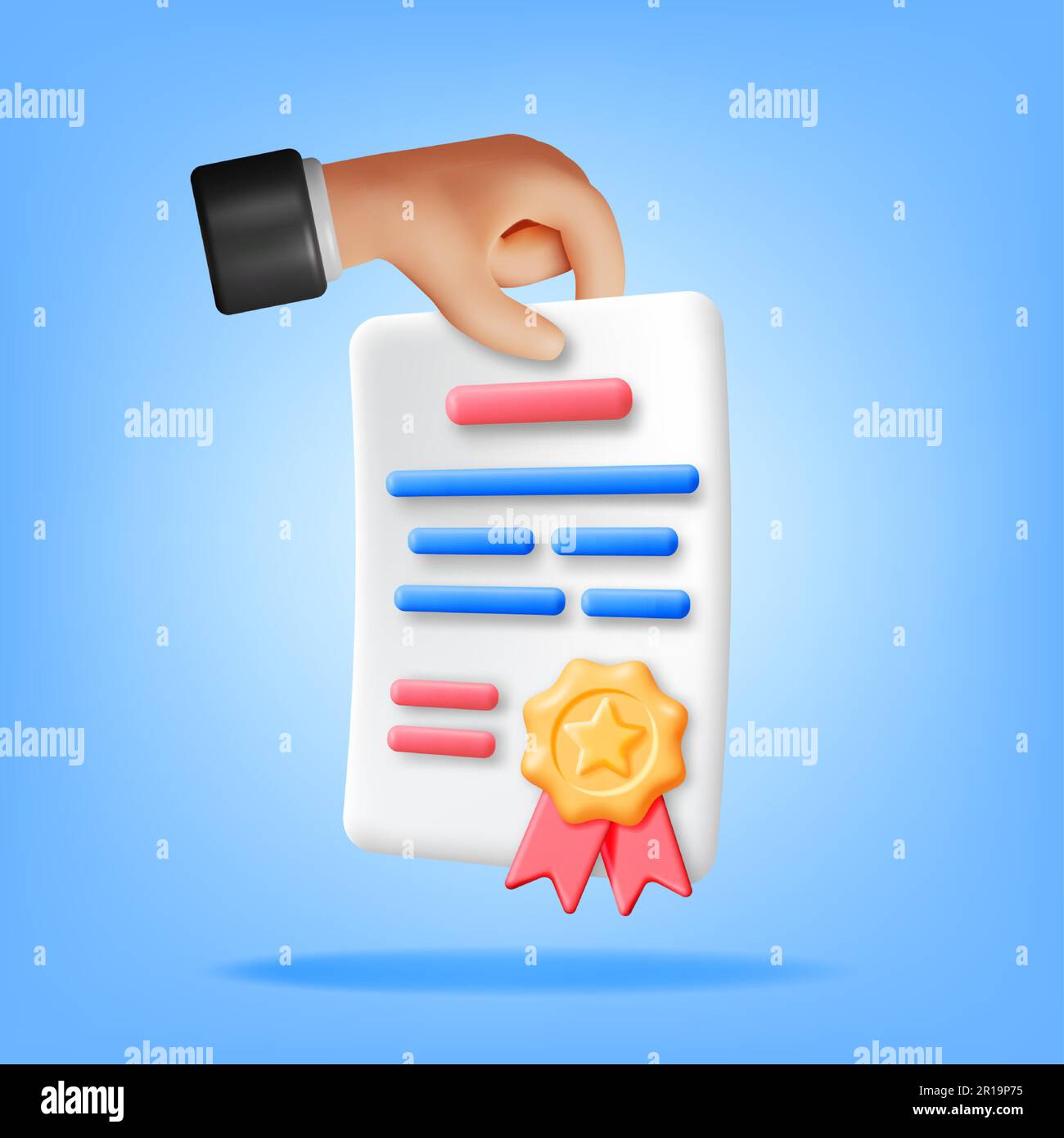 Accreditation certificate Stock Vector Images - Alamy