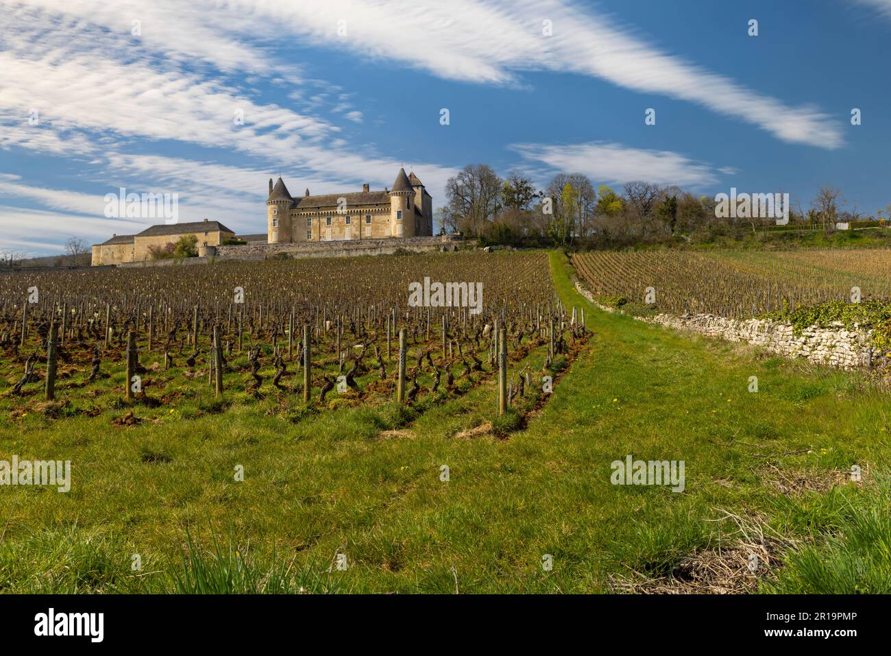 Chateau de Rully castle, Saone-et-Loire departement, Burgundy, France ...