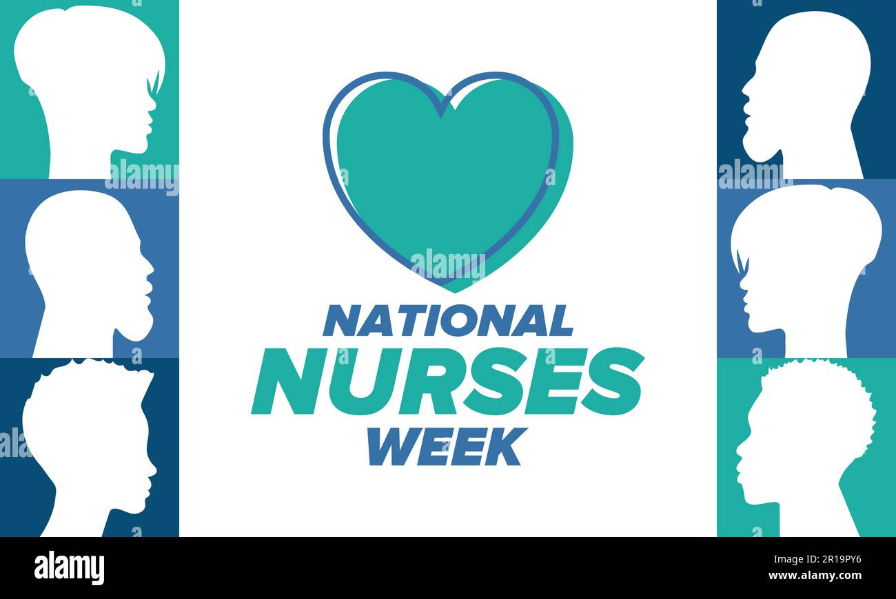 National Nurses Week. Thank you nurses. Medical and health care ...
