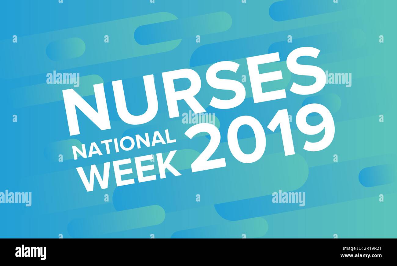 National Nurses Week. Thank you nurses. Medical and health care ...