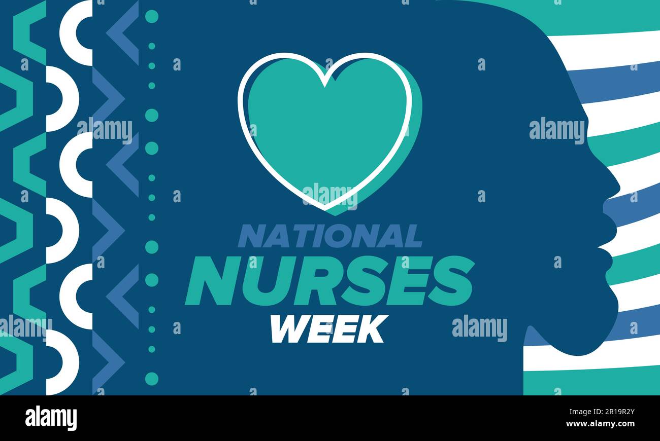 National Nurses Week. Thank you nurses. Medical and health care ...
