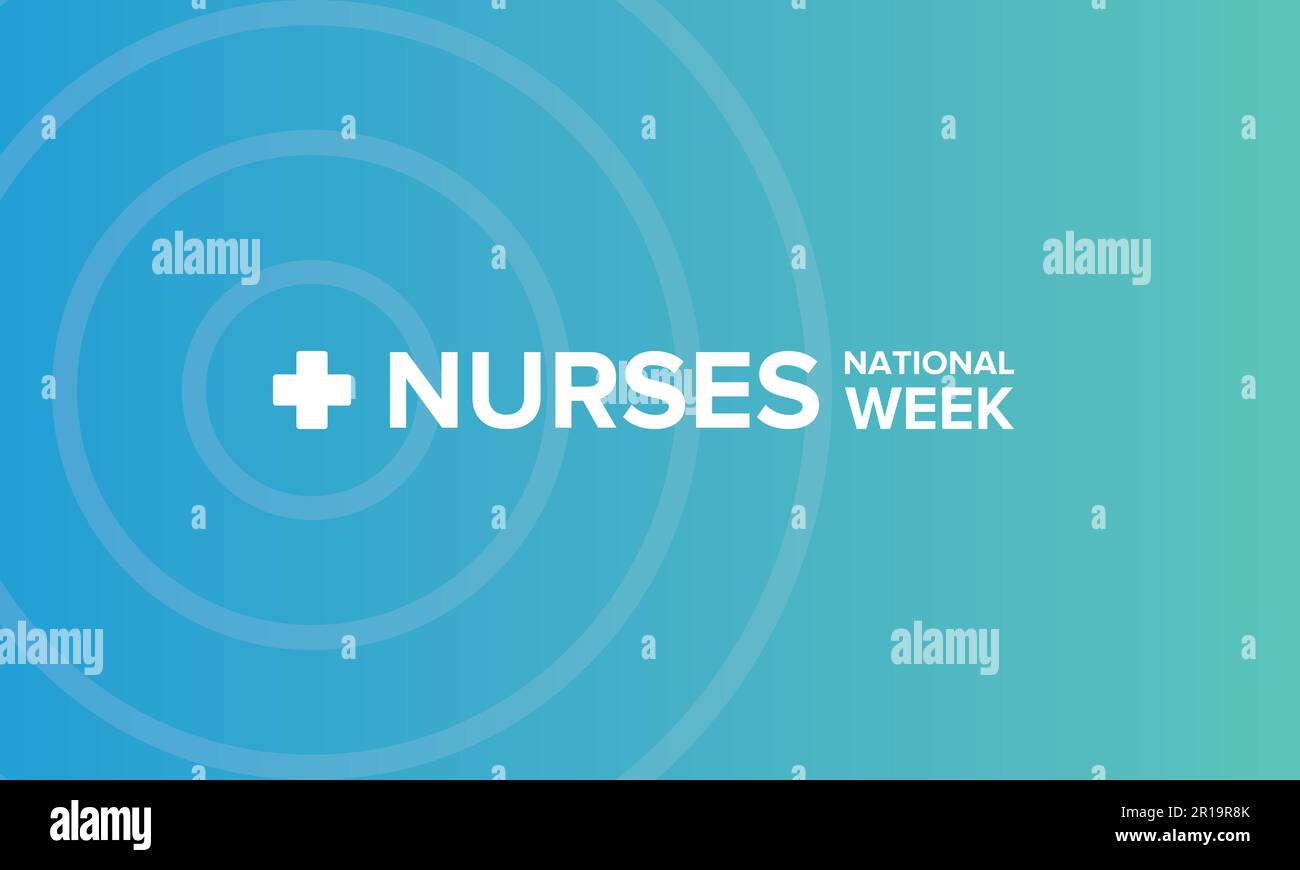 National Nurses Week. Thank you nurses. Medical and health care ...