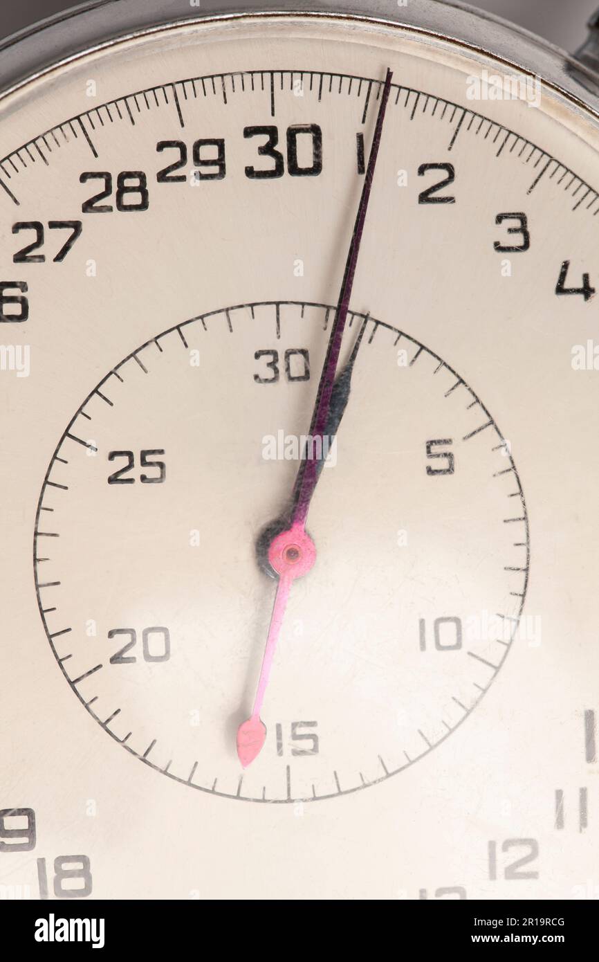 Old stopwatch close up background Stock Photo - Alamy