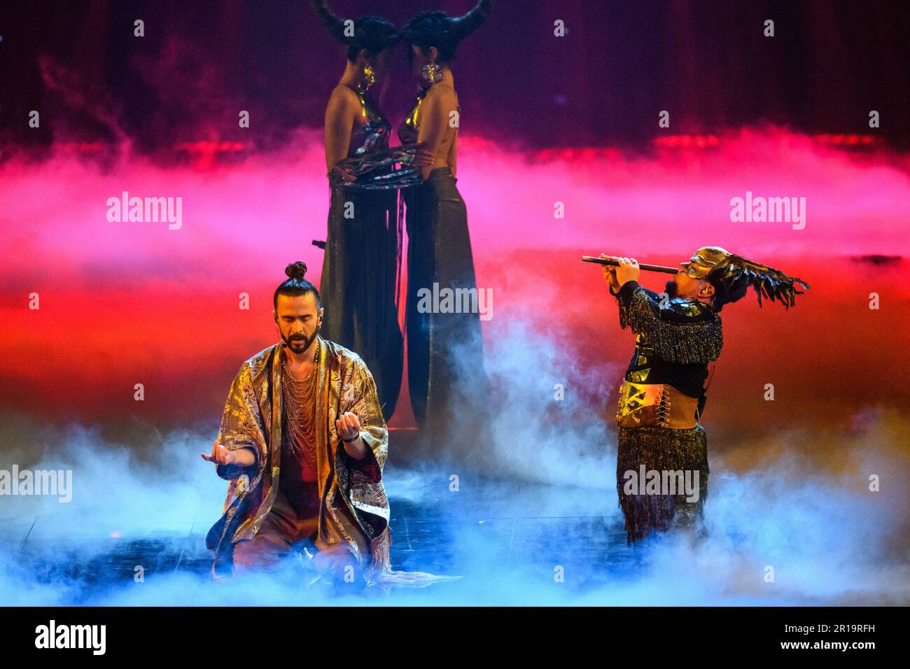 Liverpool, UK. 12th May, 2023. Pasha Parfeni representing Moldova ...