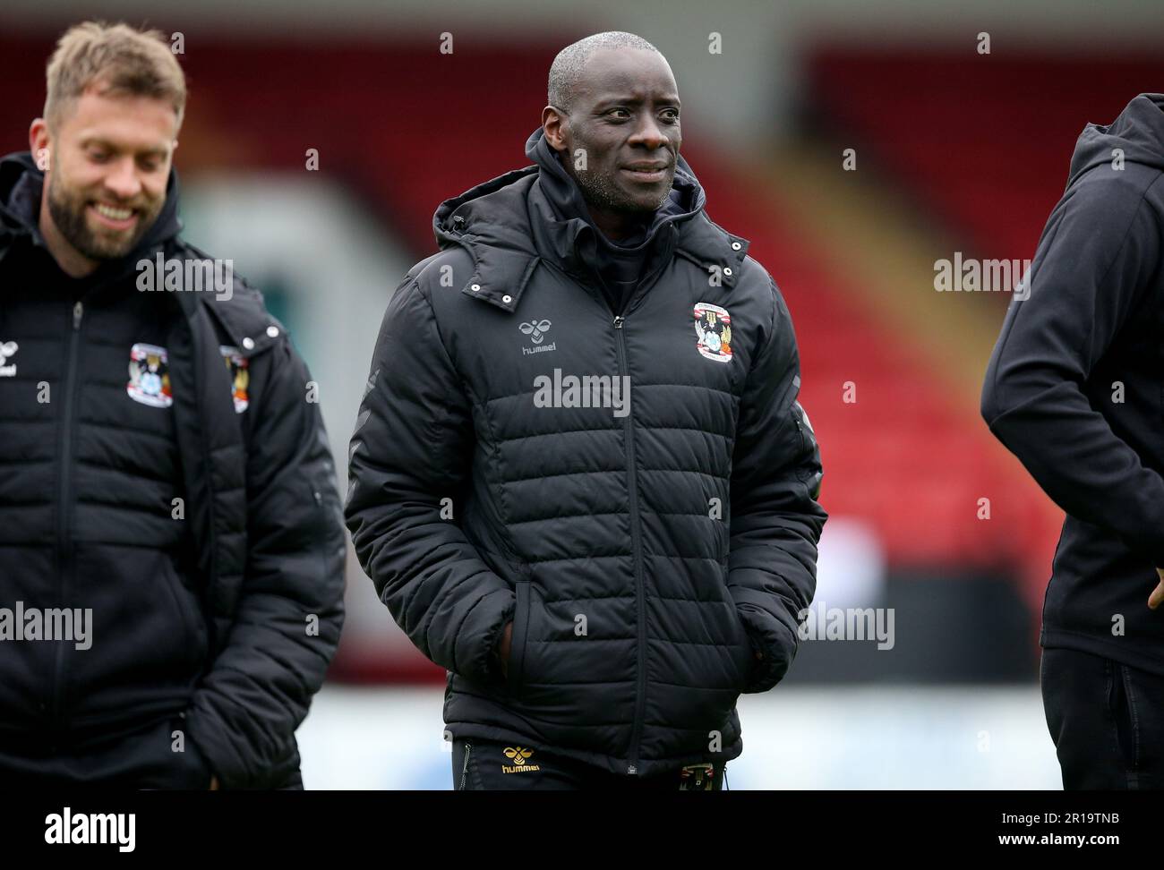 Coventry City coach Chris Allen during the Birmingham Senior Cup Final ...