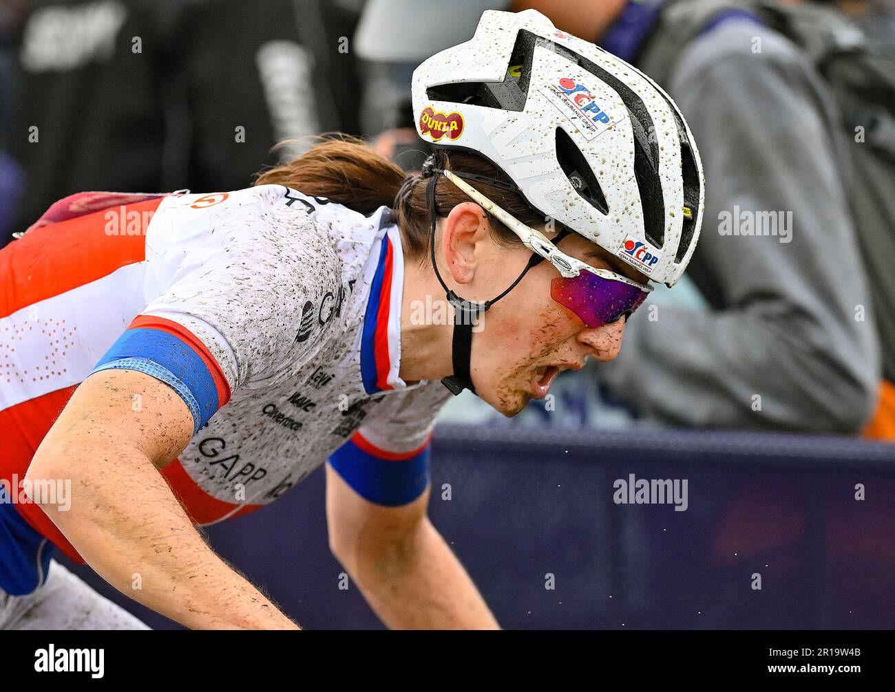 Jitka Cabelicka from Czech Republic competes in the Women ELITE cross ...