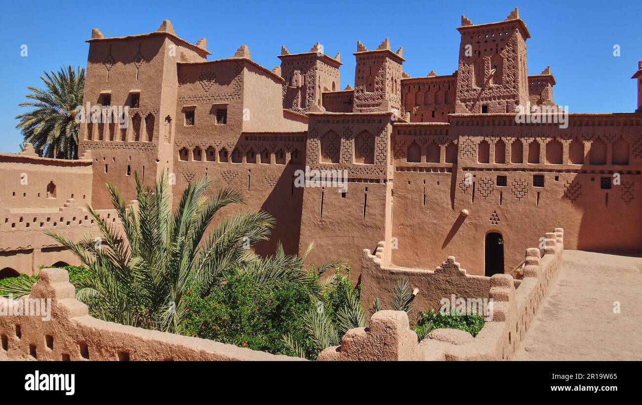 A Kasbah is a traditional building made of clay and straw, built in a ...