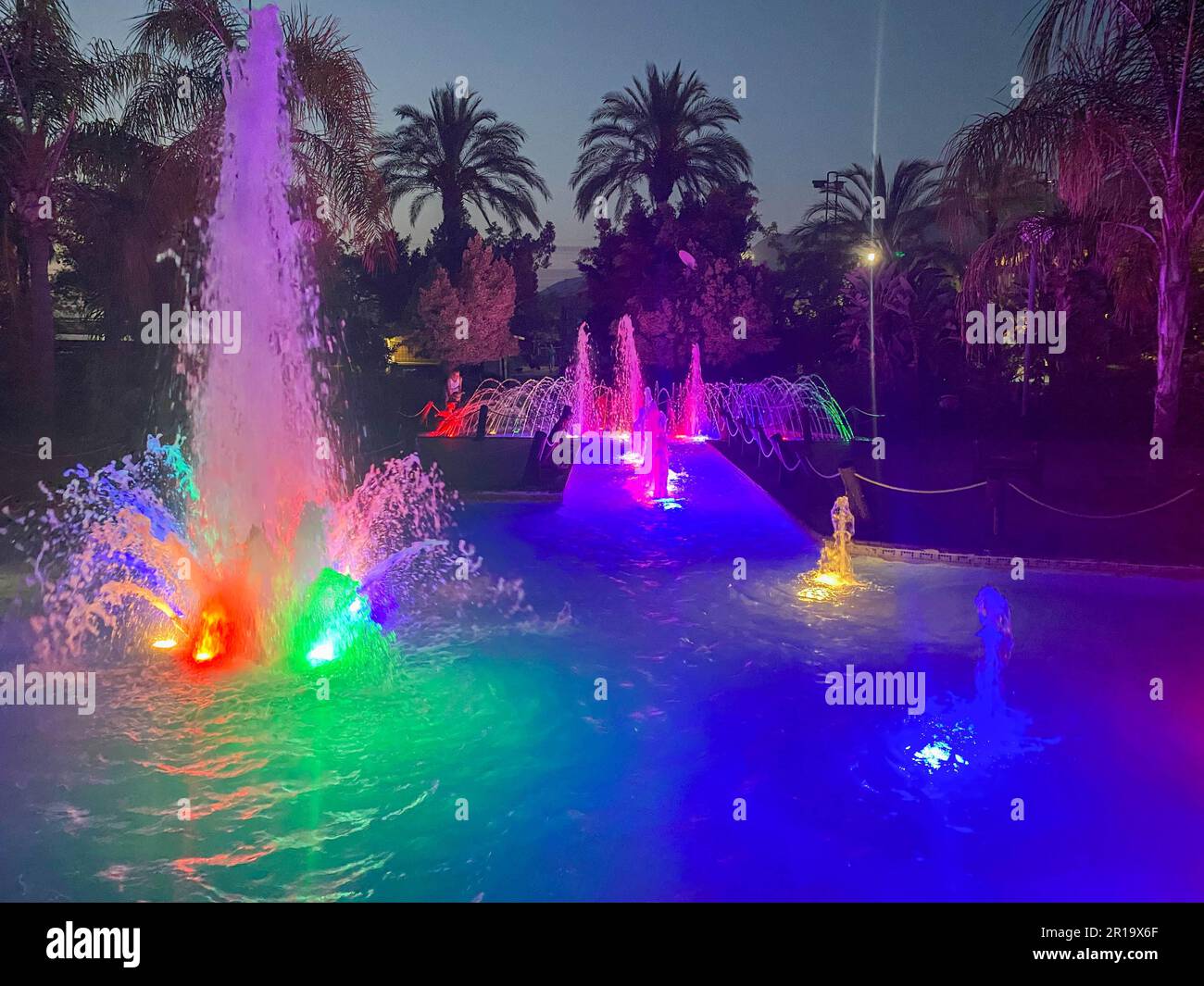 Beautiful multi colored laser show hi-res stock photography and images ...