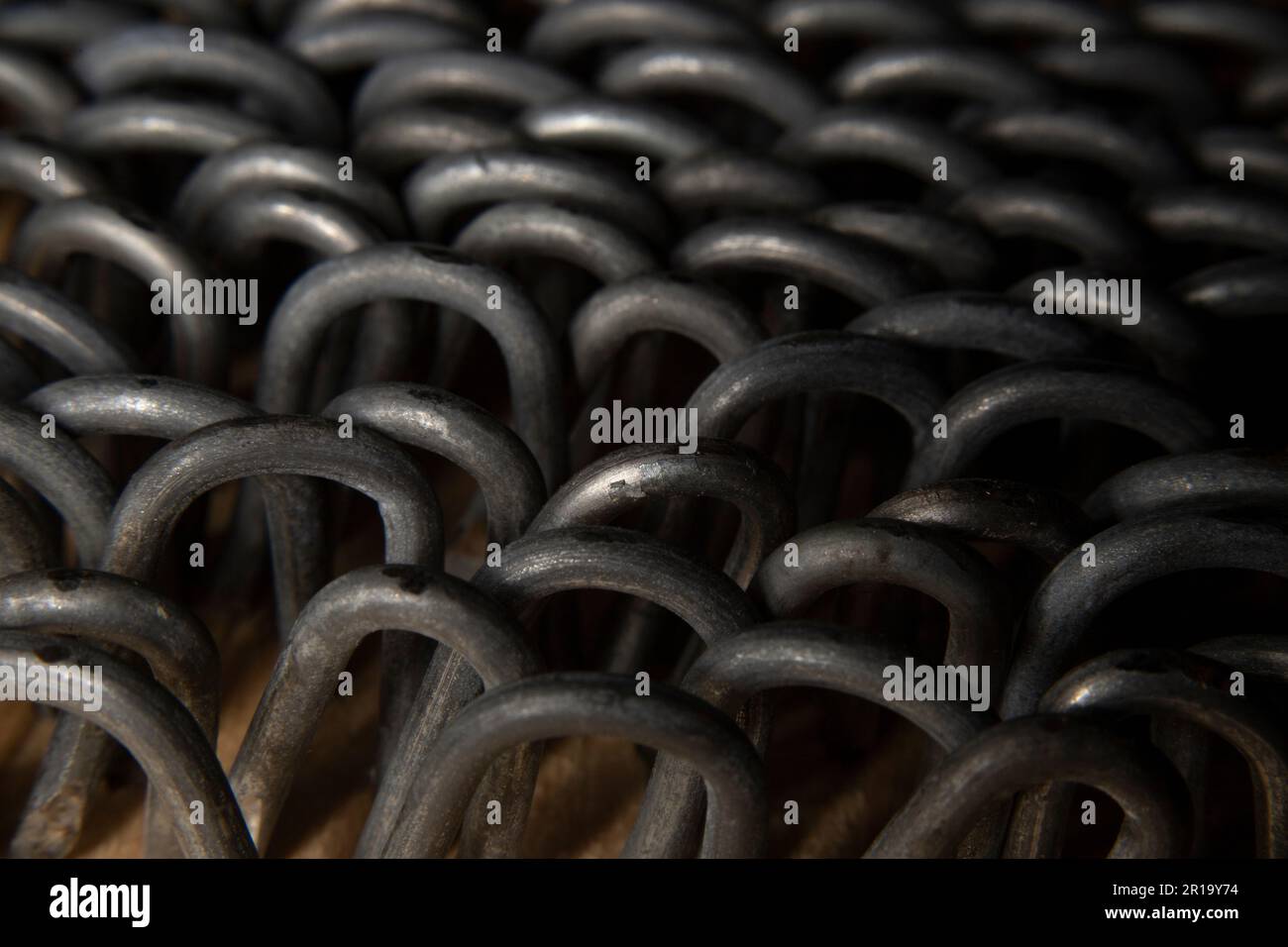 heavy barbed wire staples for construction and carpentry creating black ...