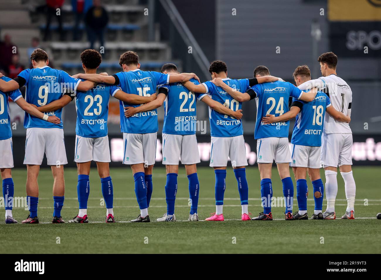 DEN BOSCH, NETHERLANDS - MAY 12: Nikolaj Moller of FC Den Bosch, Ibane ...