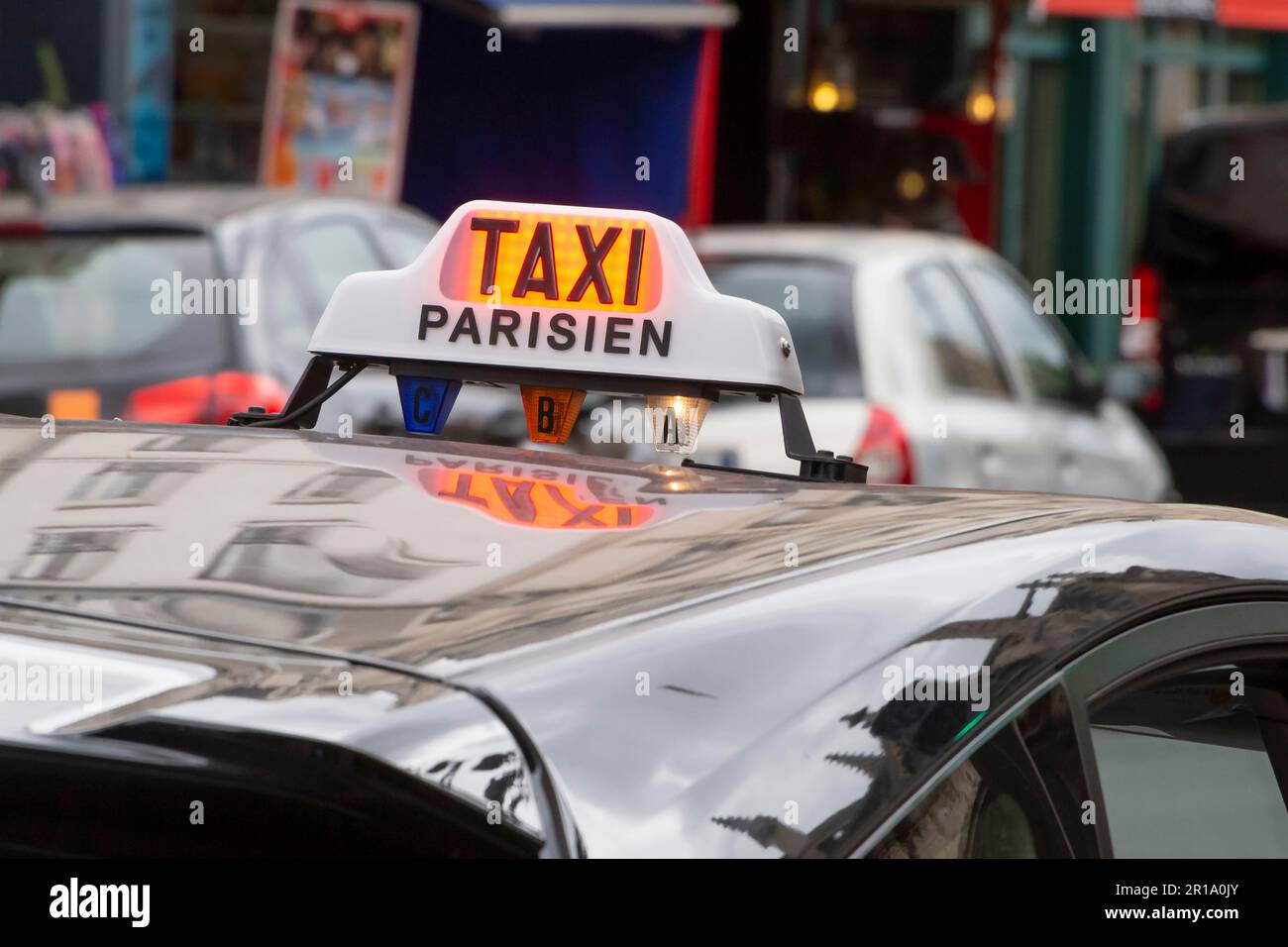 Close up taxi cab light hi-res stock photography and images - Alamy