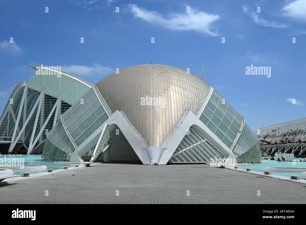 The City of Arts and Sciences in Valencia, Spain is a serie of ...