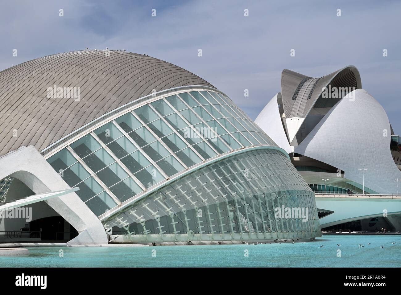 The City of Arts and Sciences in Valencia, Spain is a serie of ...
