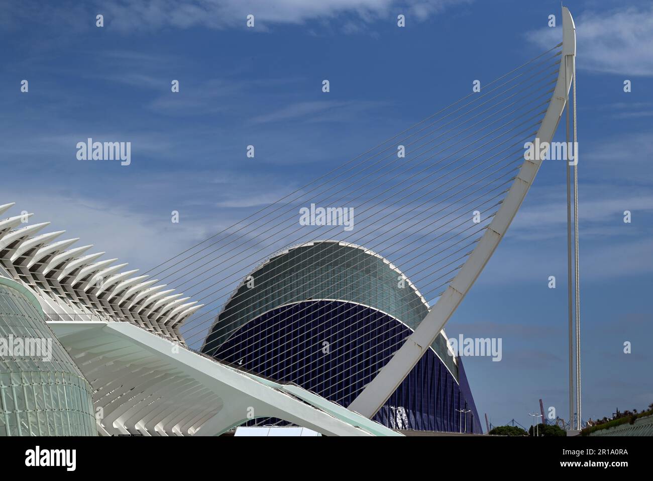 The City of Arts and Sciences in Valencia, Spain is a serie of ...